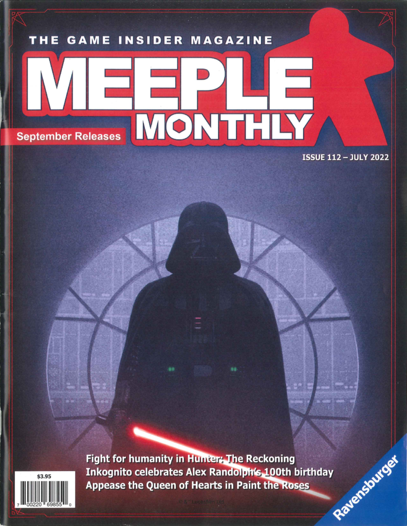 Alex Randolph e Inkognito su Meeple Monthly - studiogiochi